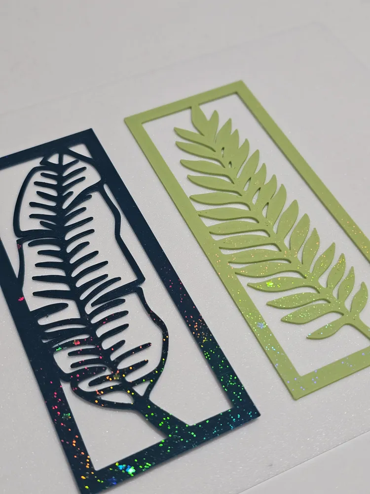Leaf Pattern Bookmarks – Set of 2 Small Designs - Free 3D Print Model ...