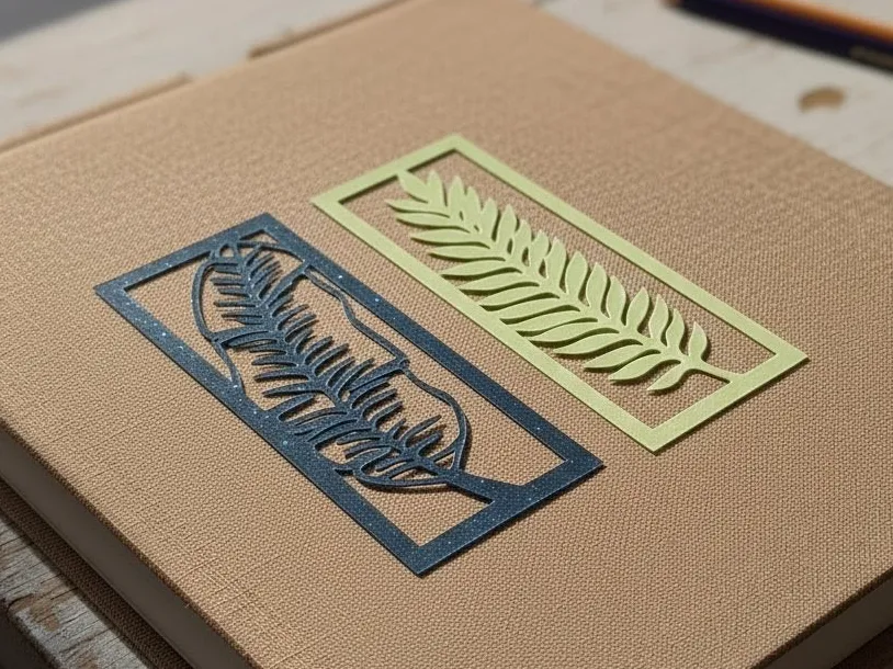 Leaf Pattern Bookmarks – Set of 2 Small Designs - Free 3D Print Model ...