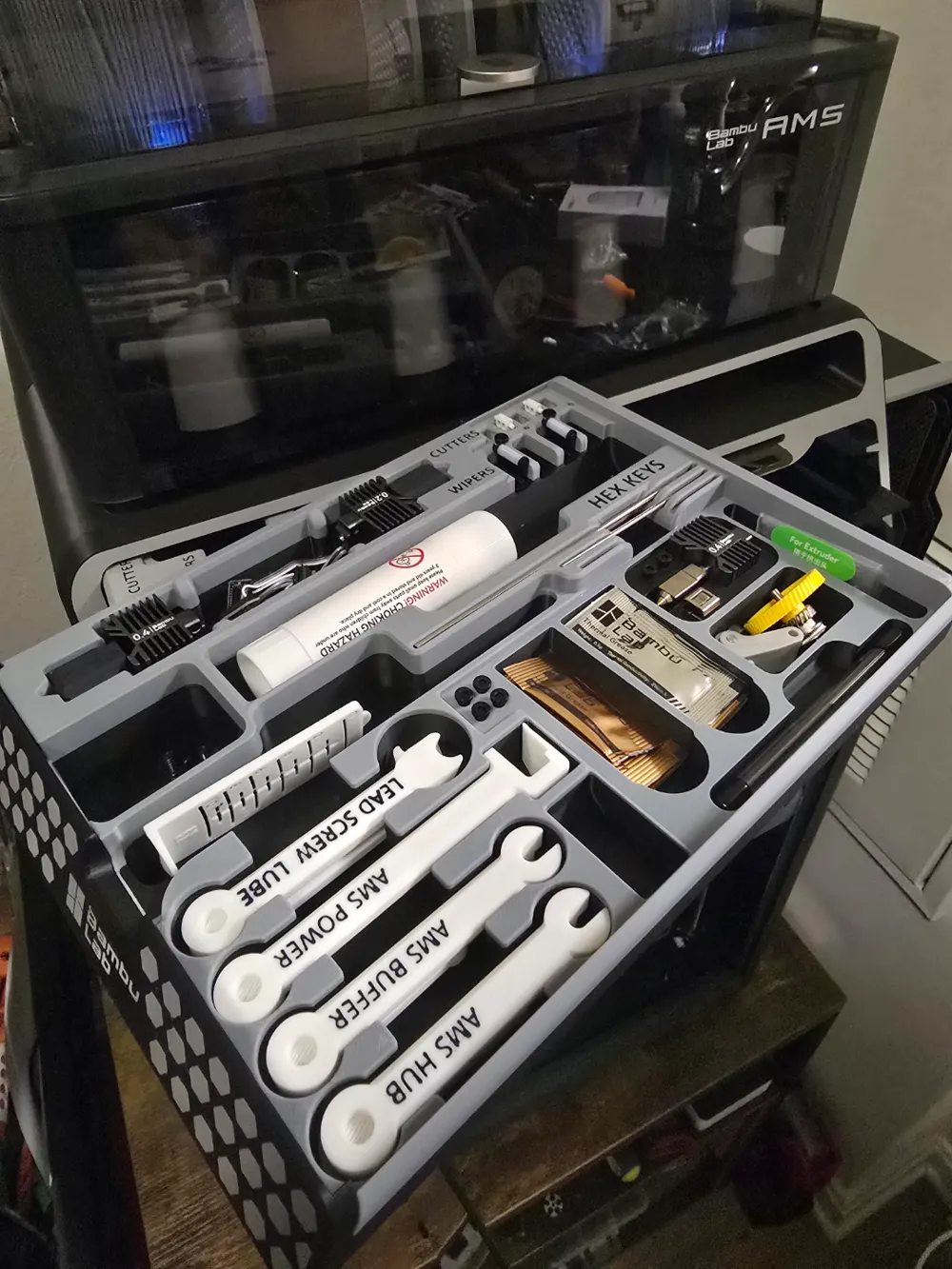 The Toolbox AMS riser drawer Remixed by The Bushwacker MakerWorld ...