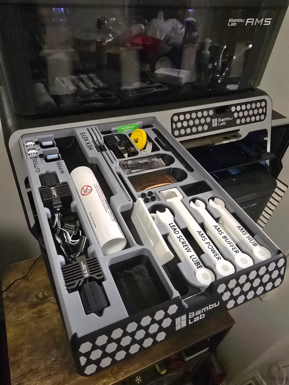 The Toolbox AMS riser drawer Remixed by The Bushwacker - MakerWorld