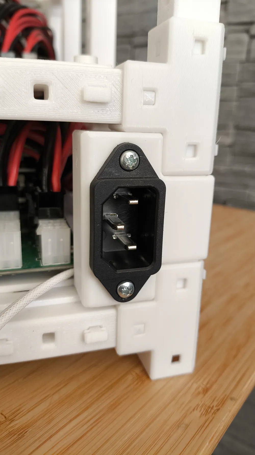 C14 PSU power plug for HomeRacker - Free 3D Print Model - MakerWorld