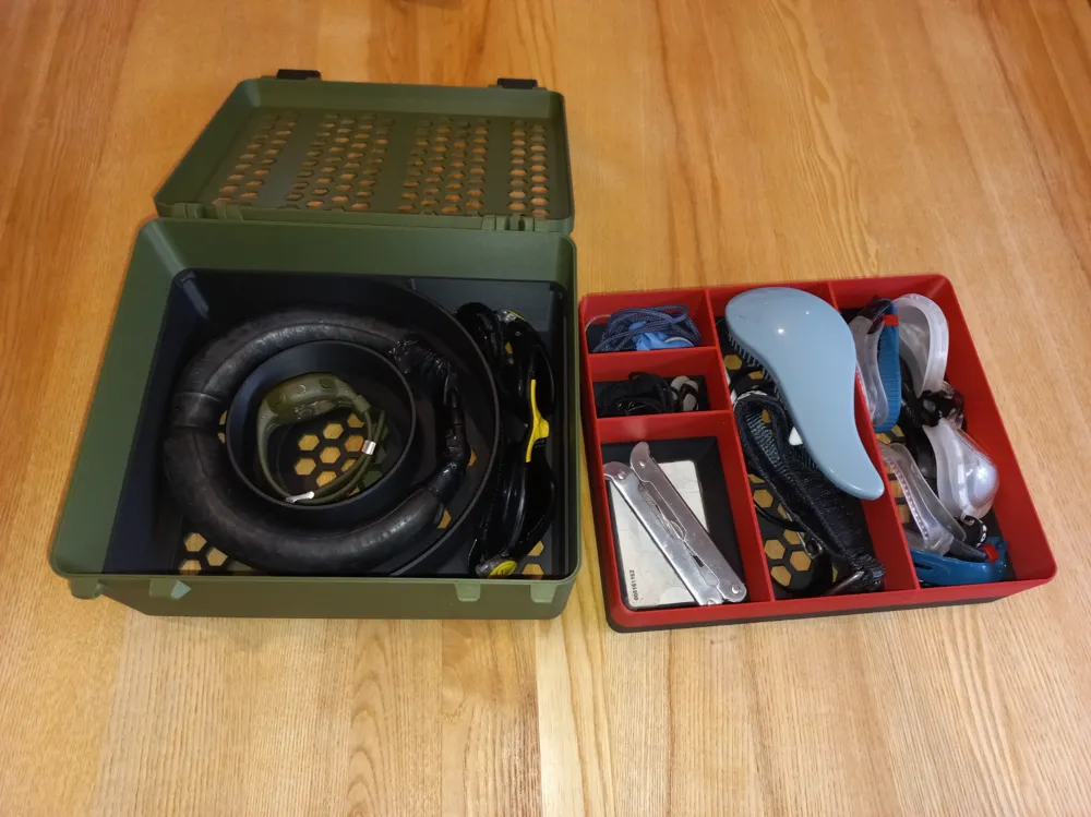 Freediving wet gear Storage box Remixed by perrysteel87 - MakerWorld