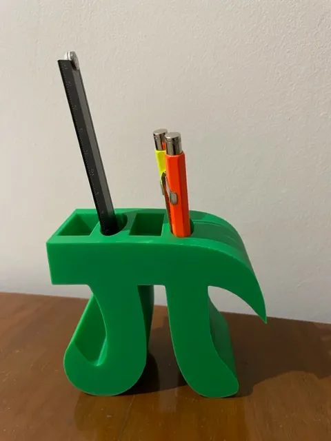 Pi pen holder by Andracass - MakerWorld