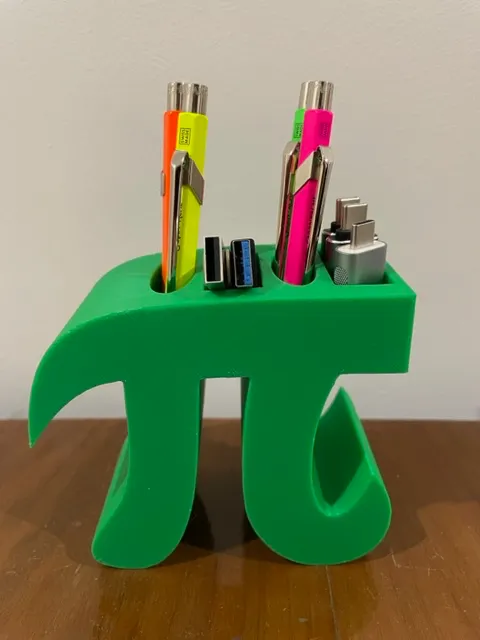 Pi pen holder by Andracass MakerWorld: Download Free 3D Models
