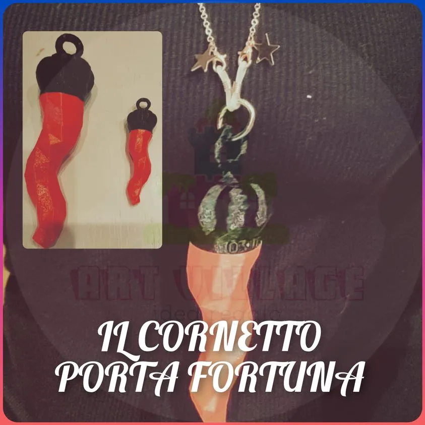 Pendant cornetto by kikkolo81 - MakerWorld