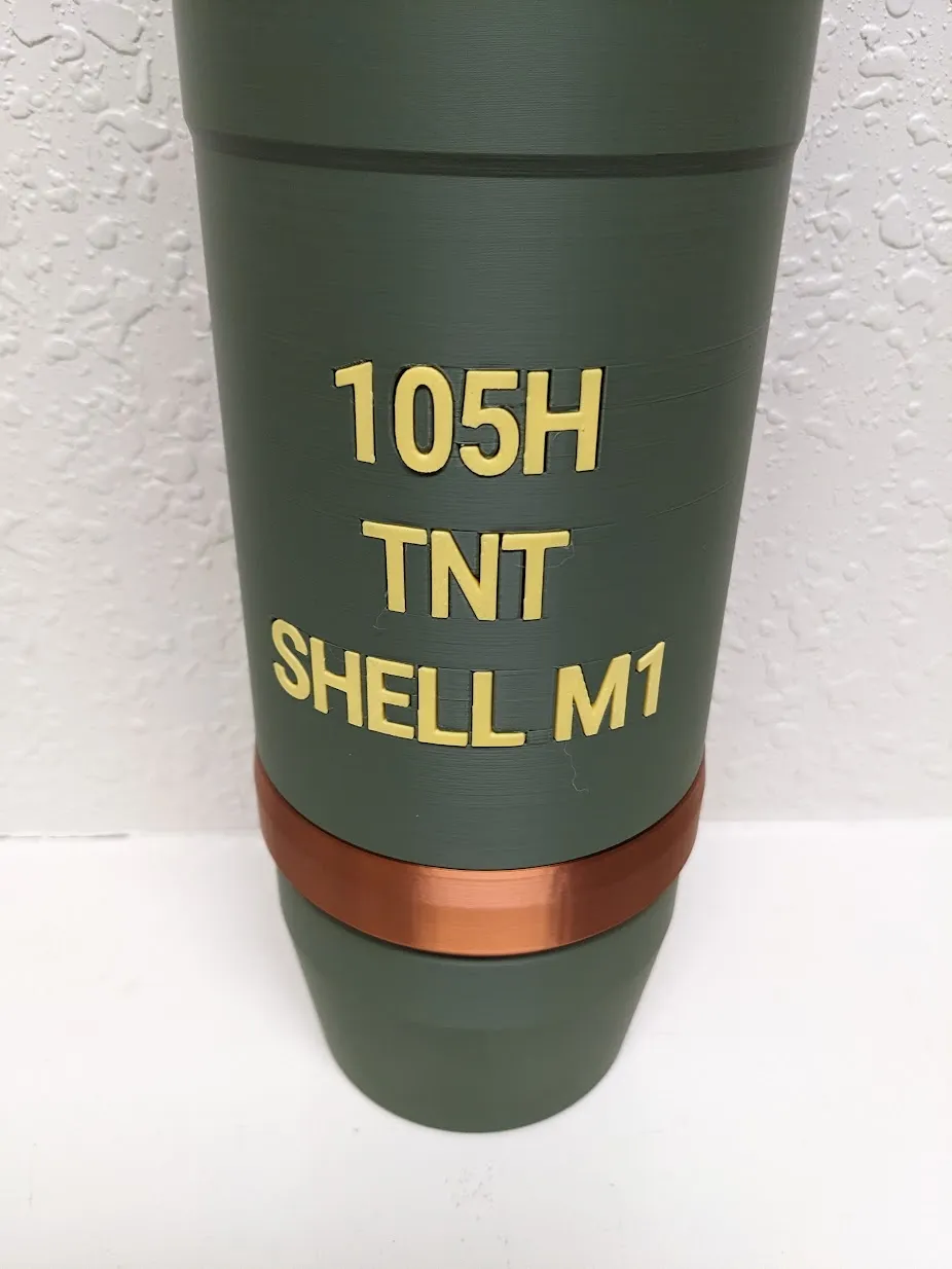 Life-Size 105mm Artillery Shell | High Detail by Rexi Labs MakerWorld ...