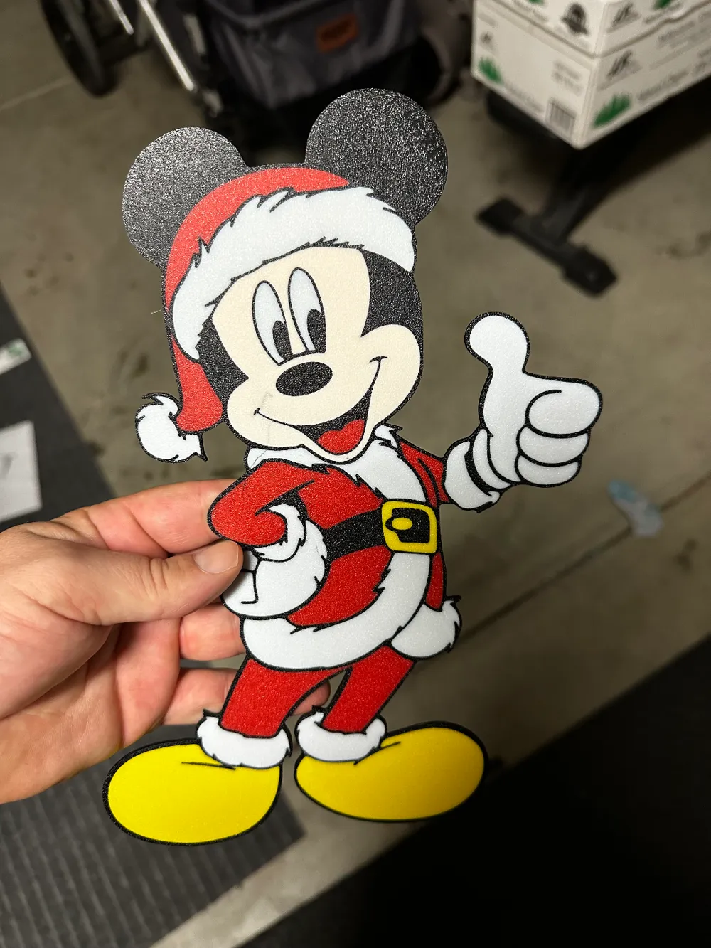 Santa Mickey wall art by Atyourleasureprints - MakerWorld