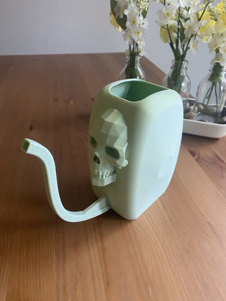Skull Watering Can - Free 3D Print Model - MakerWorld