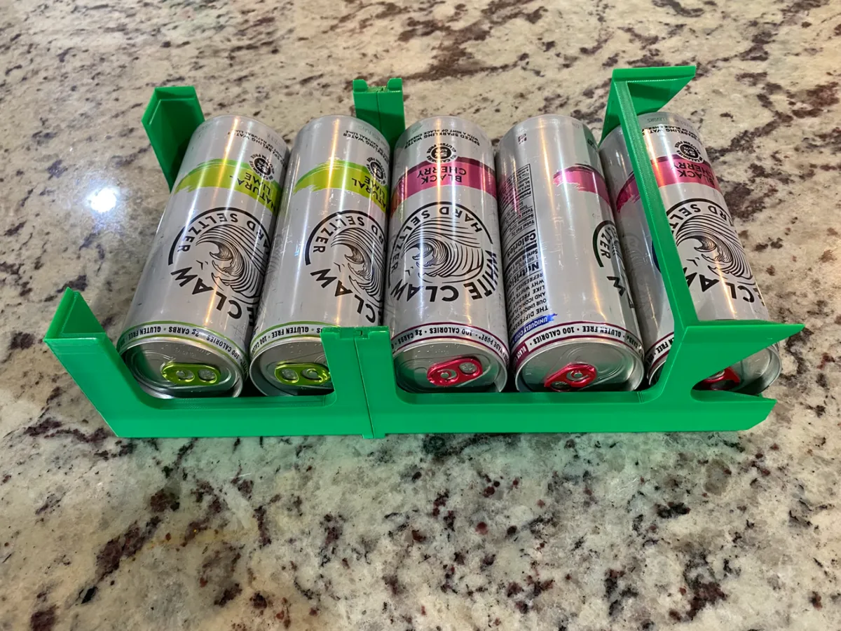 V2 Beverage Can Dispenser- Five 12 oz. "Slim" Cans - Free 3D Print ...