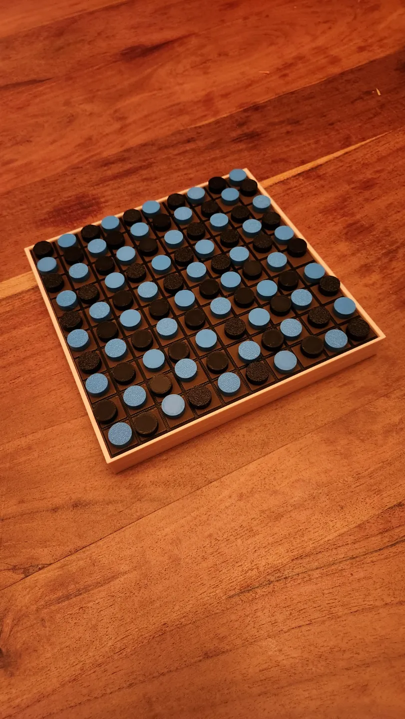 Konane Board by discomalaria - MakerWorld