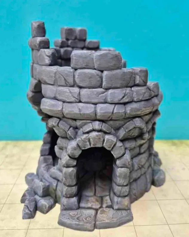 Wargame Fantasy - Ruined Tower by Wargame Terrain Print MakerWorld ...