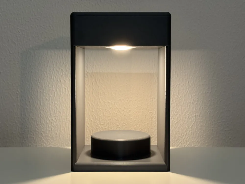 LED Puck Display Case for Trading Cards & Coins - Free 3D Print Model ...