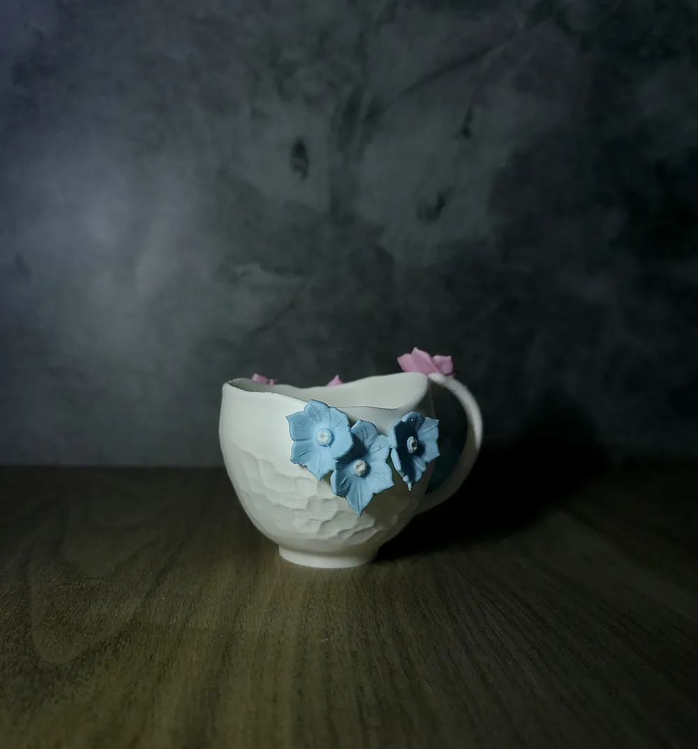 Flower cup - Free 3D Print Model - MakerWorld