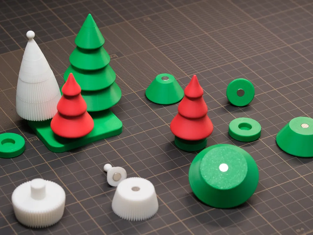 Three styles of Christmas tree magnetic ornaments/Christmas tree ...