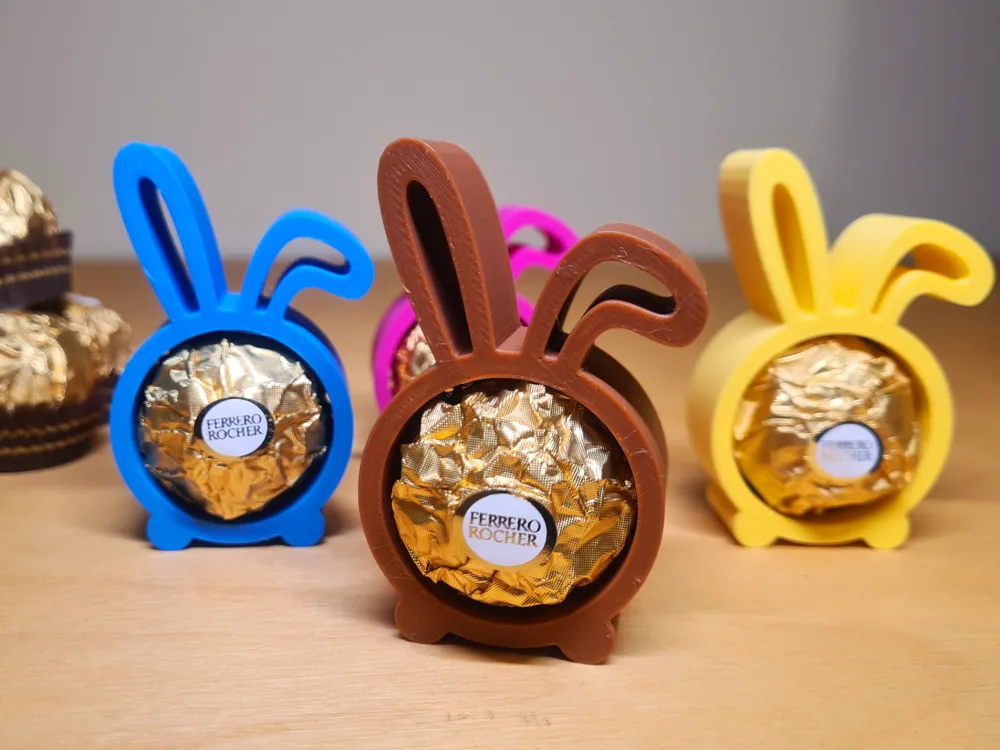 Ferrero Rocher Bunny by Molodos MakerWorld: Download Free 3D Models