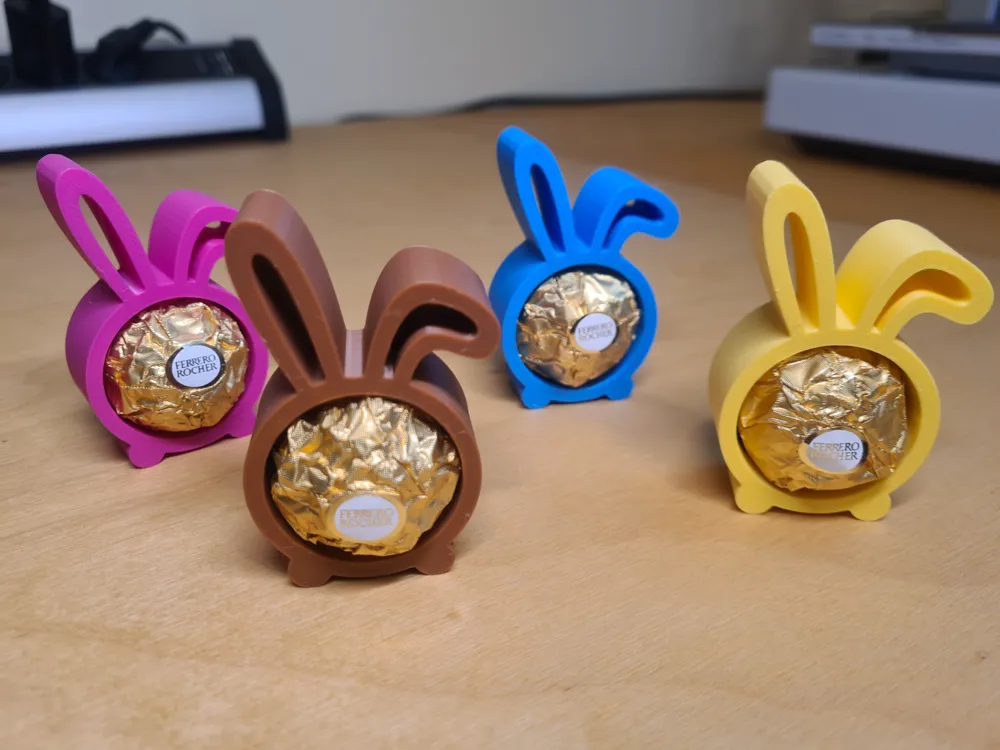 Ferrero Rocher Bunny by Molodos MakerWorld: Download Free 3D Models