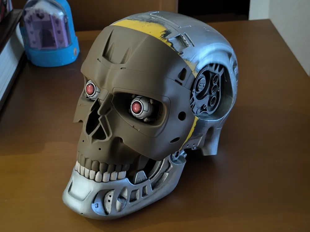 T-800 Head Full size for a1mini in parts, no stand Remixed by ...