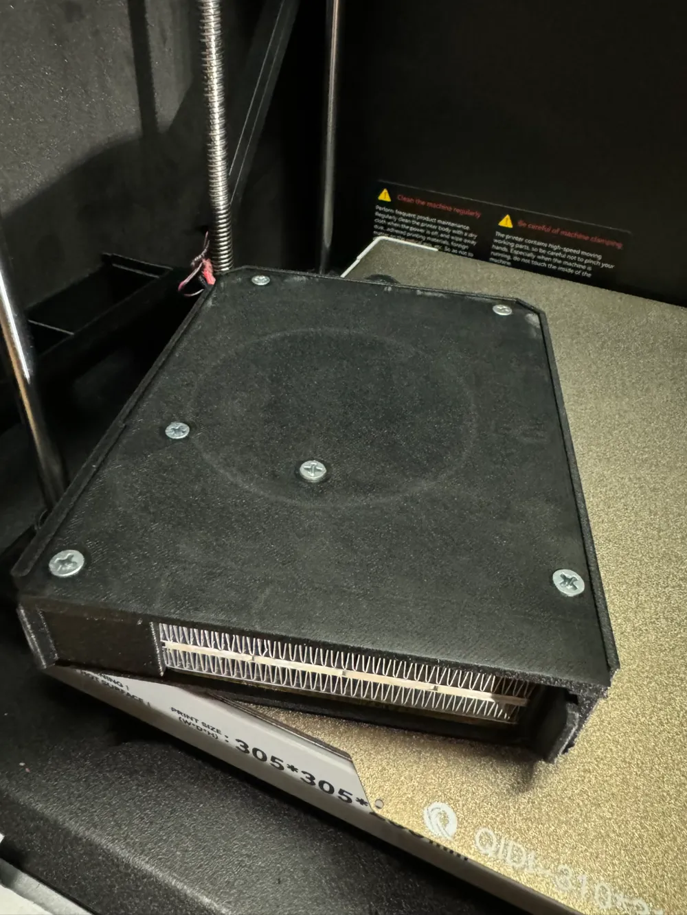 Qidi Plus 4 Heater Duct Temperature Fix Remixed by MrX.3D MakerWorld ...