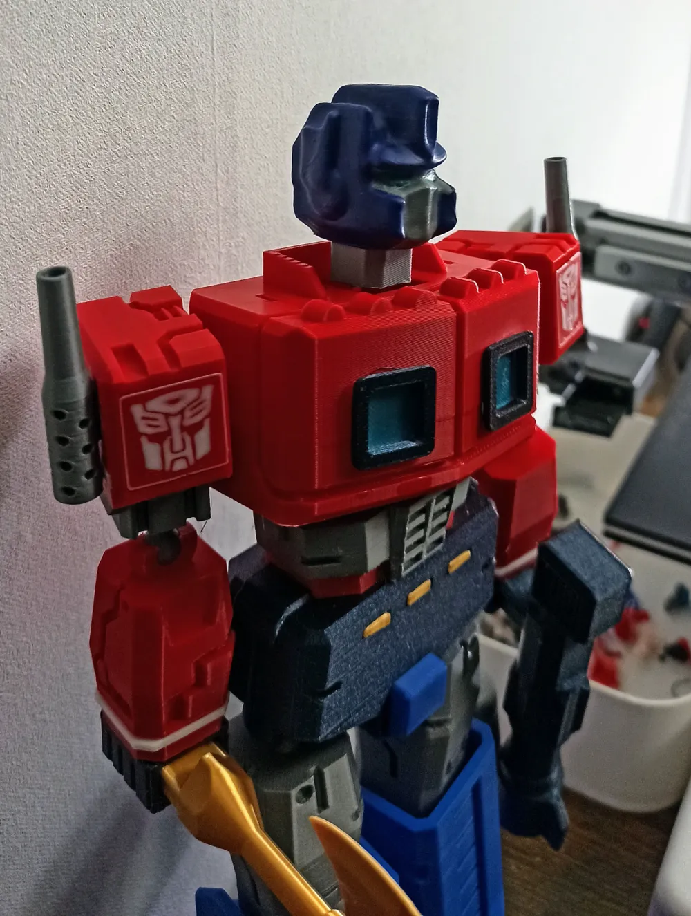 Articulated big and mini Optimus Prime w weapons by Savo222 MakerWorld ...