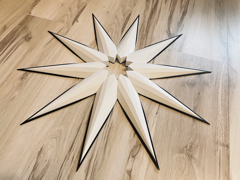 Star of ten parts by 3DPS3D - MakerWorld