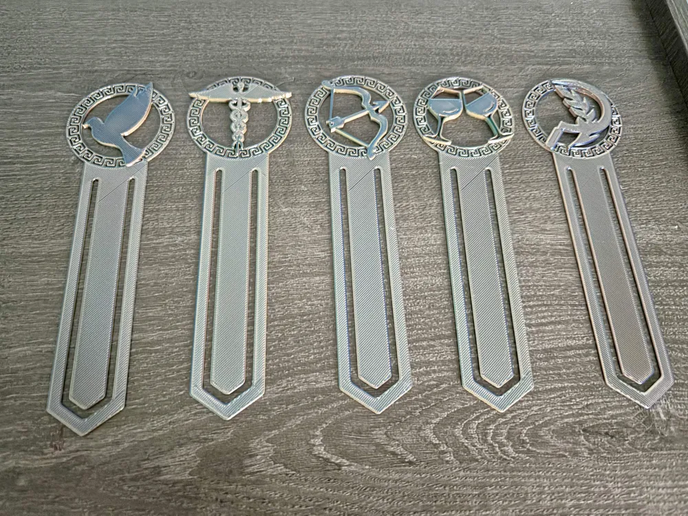 Percy Jackson Cabins Bookmarks Part 2 - Free 3D Print Model - MakerWorld