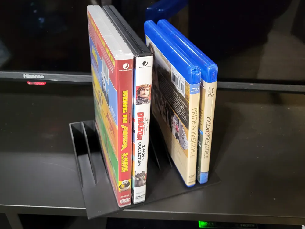 10 DVD or Blu-Ray Case Organizer Holder by Kennen3D MakerWorld ...