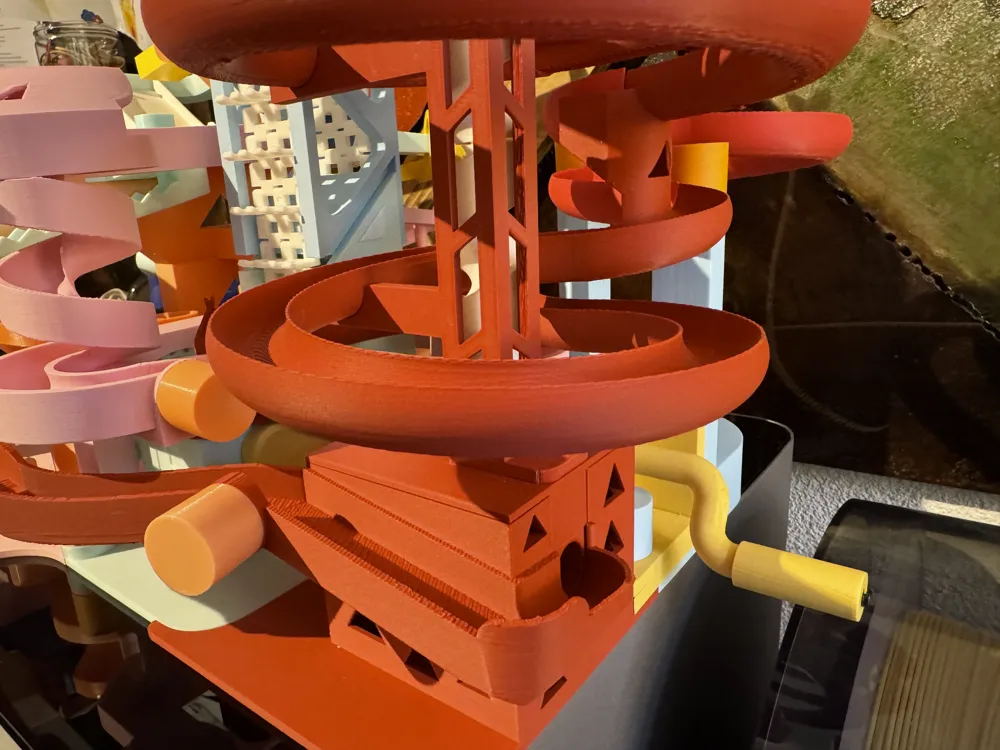 Crank for 5-Ways Roller Coaster v1B by MplusM MakerWorld: Download Free 3D Models