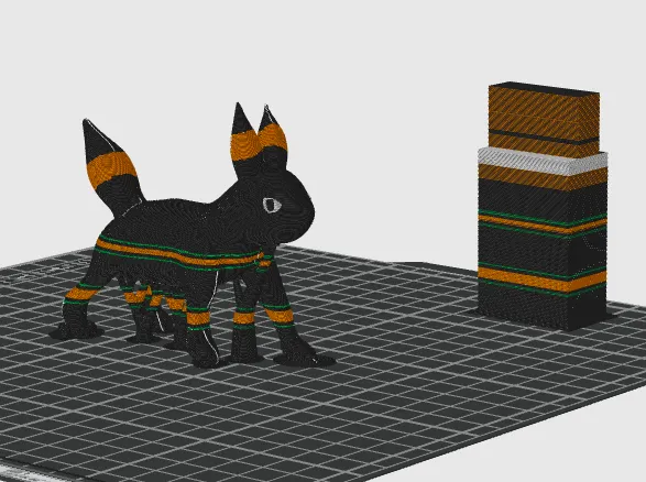 Pokemon Umbreon inspired cat by PrintVid - MakerWorld