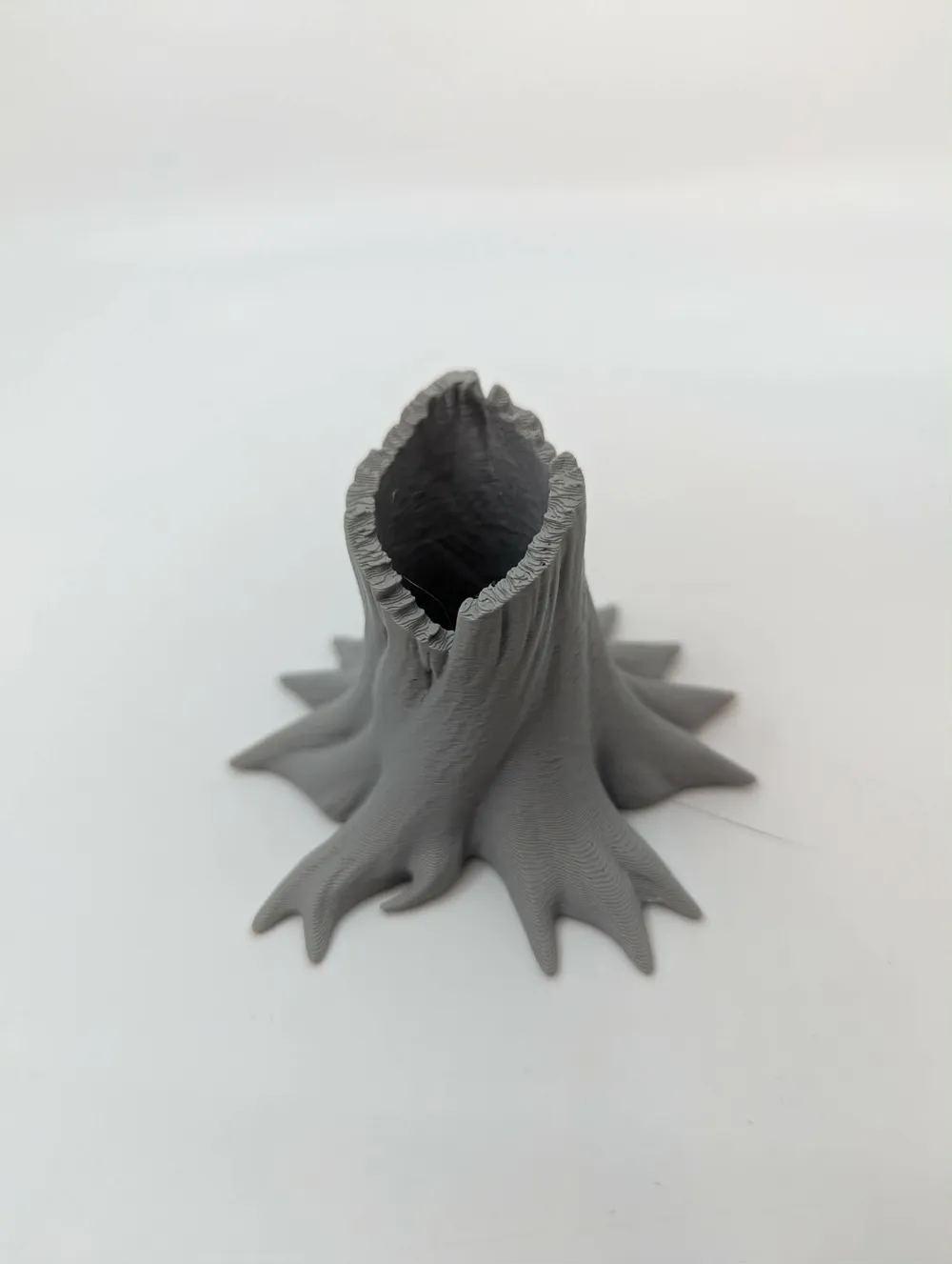 Tree Stump Holder Desk Organizer & Enclosure Decor - Free 3D Print ...