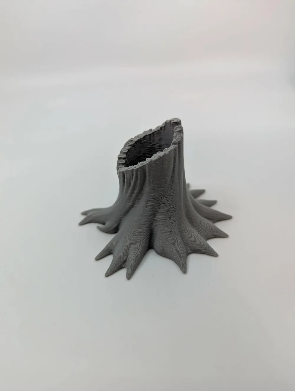 Tree Stump Holder Desk Organizer & Enclosure Decor - Free 3D Print ...