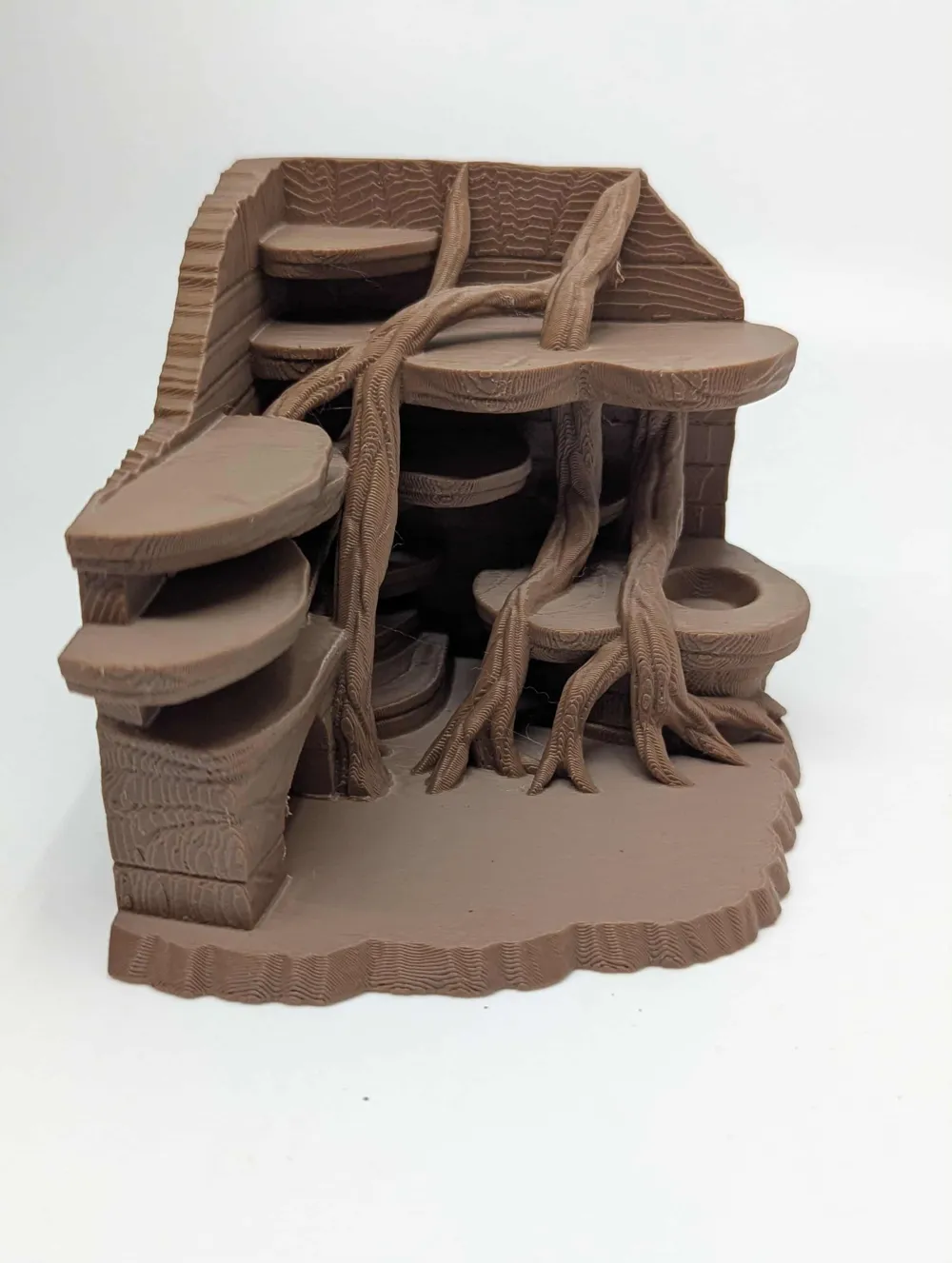 Rooted Cliff – Backsplash, Terrarium Background - Free 3D Print Model ...