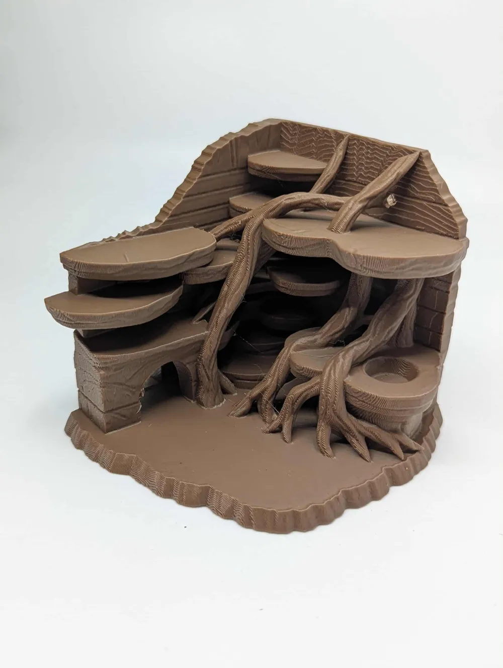 Rooted Cliff – Backsplash, Terrarium Background - Free 3D Print Model ...