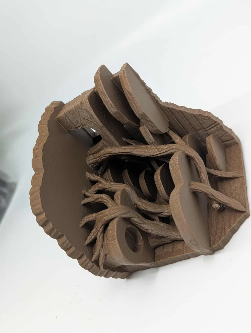 Rooted Cliff – Backsplash, Terrarium Background - Free 3D Print Model ...