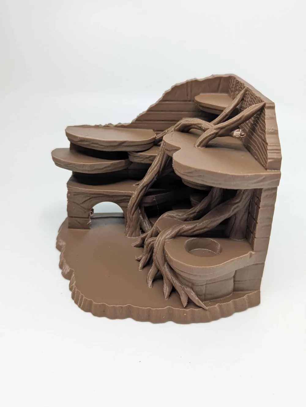 Rooted Cliff – Backsplash, Terrarium Background - Free 3D Print Model ...