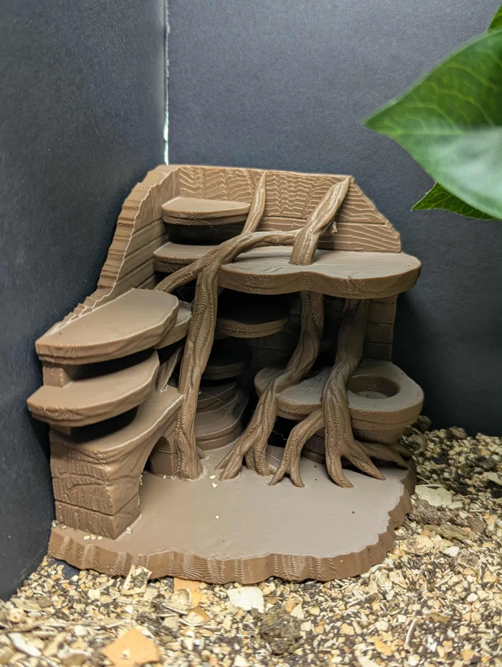 Rooted Cliff – Backsplash, Terrarium Background - Free 3D Print Model ...