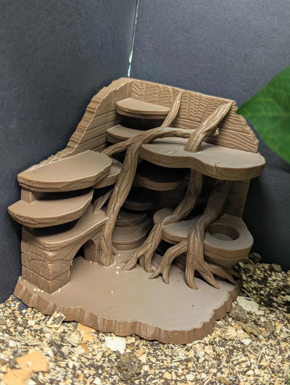 Rooted Cliff – Backsplash, Terrarium Background - Free 3D Print Model ...