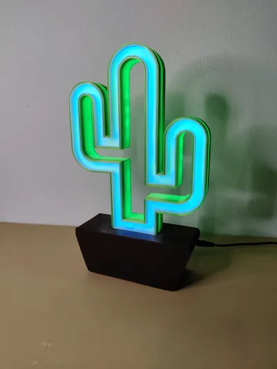 Hexagonal RGB-LED Voronoi Lamp by Mangolicious - MakerWorld