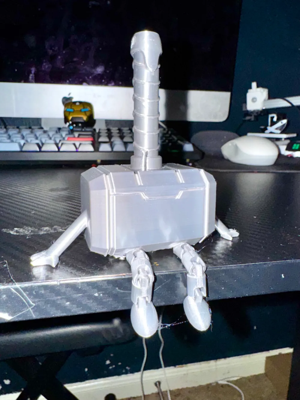 Thor Hammer|Miljonir| with articulated legs - Free 3D Print Model ...