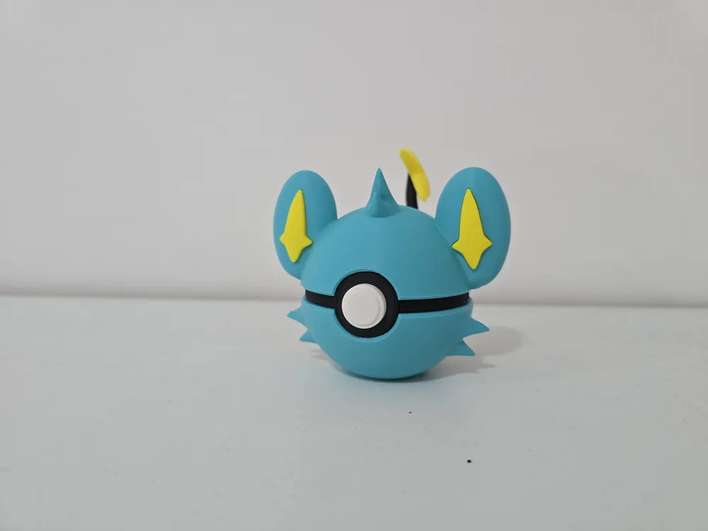 #0403 Shinx Pokéball - Multiparts - Free 3D Print Model - MakerWorld