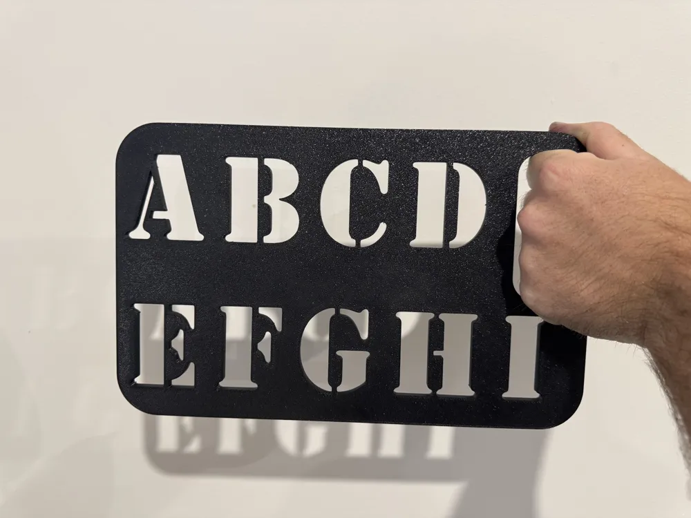 Spell to Communicate Letter Boards S2C A to Z - Free 3D Print Model ...