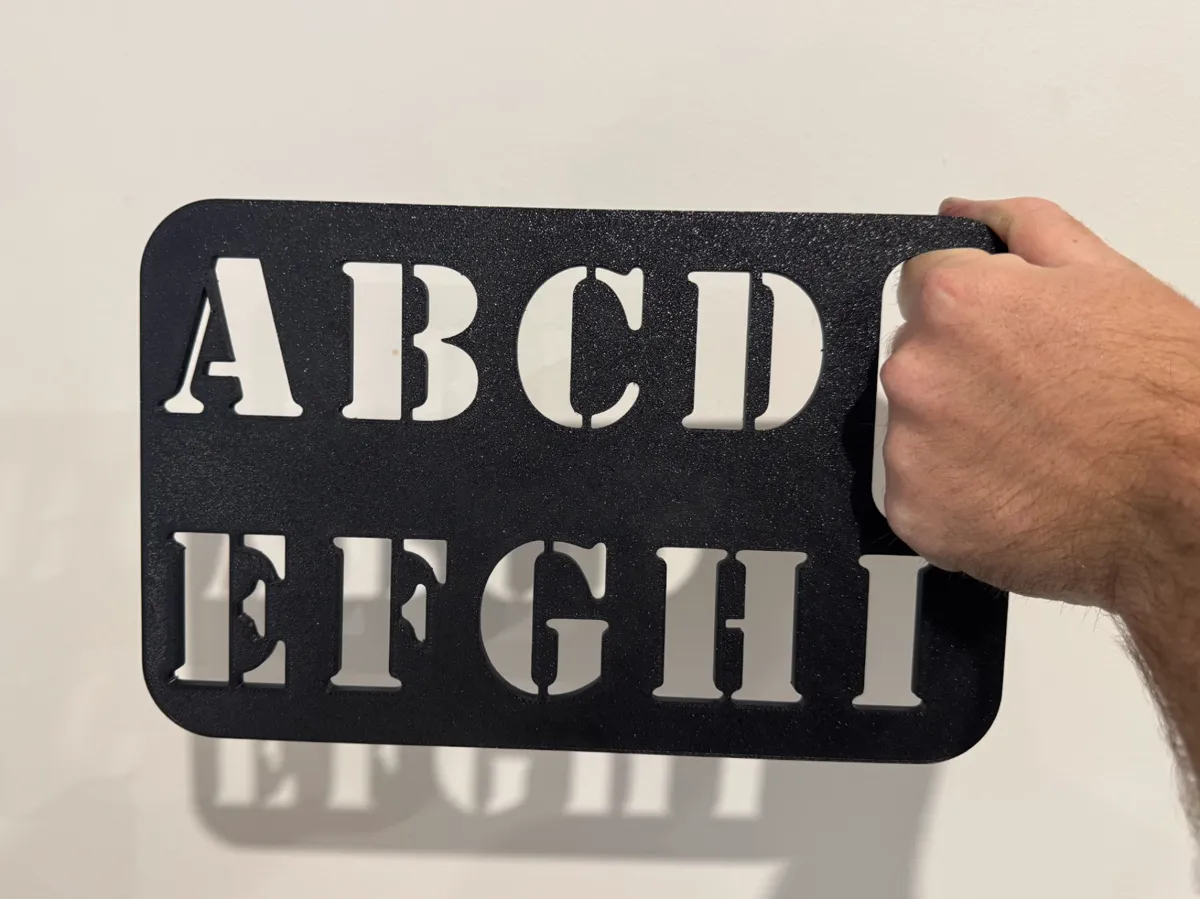 Spell to Communicate Letter Boards S2C A to Z - Free 3D Print Model ...