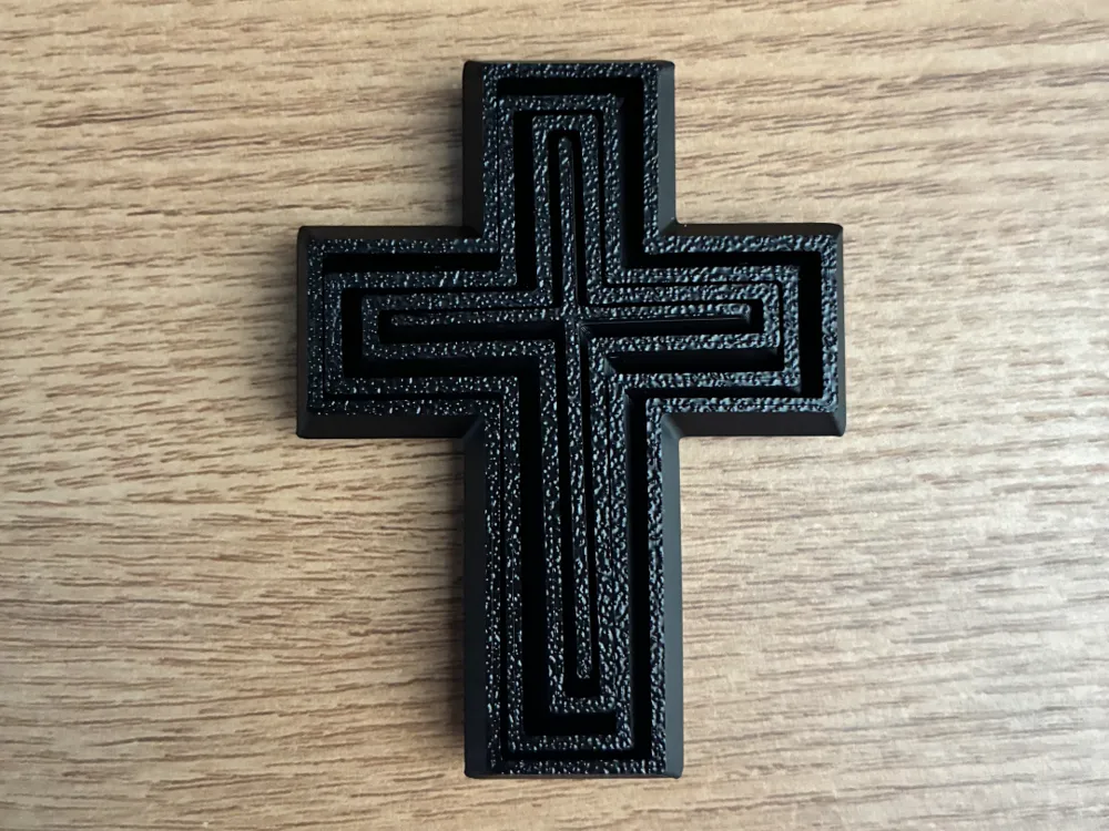 Concentric Cross Fidget - Free 3D Print Model - MakerWorld