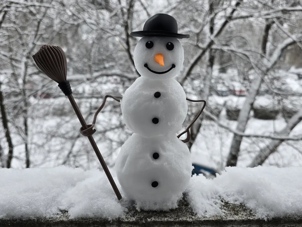 Mini Snowman Building Kit ver.3 - Free 3D Print Model - MakerWorld