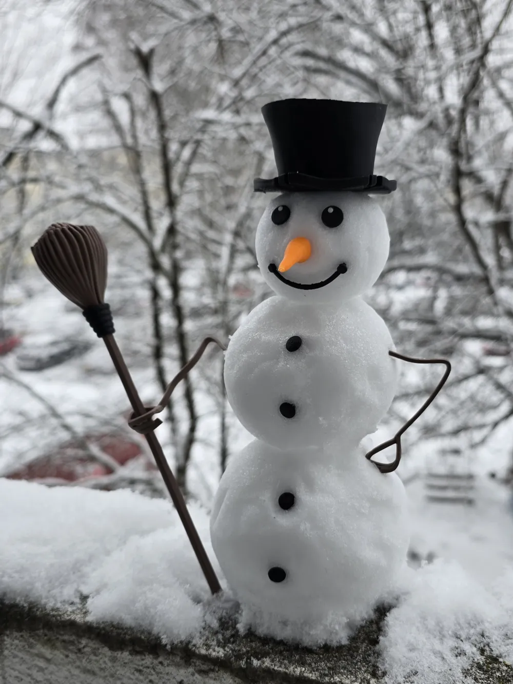 Mini Snowman Building Kit ver.3 - Free 3D Print Model - MakerWorld