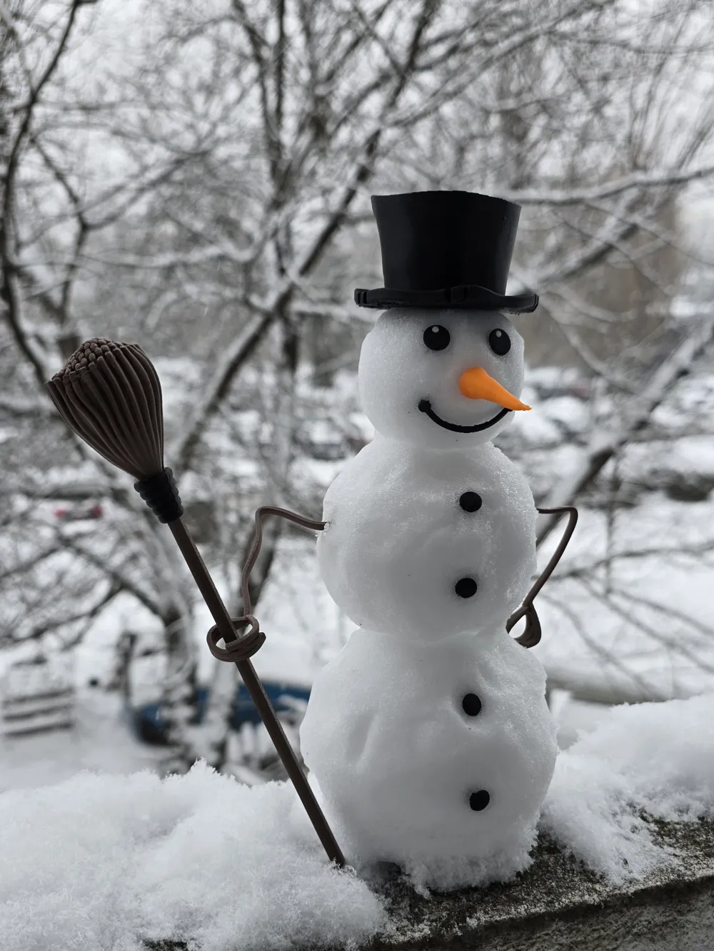 Mini Snowman Building Kit ver.3 - Free 3D Print Model - MakerWorld