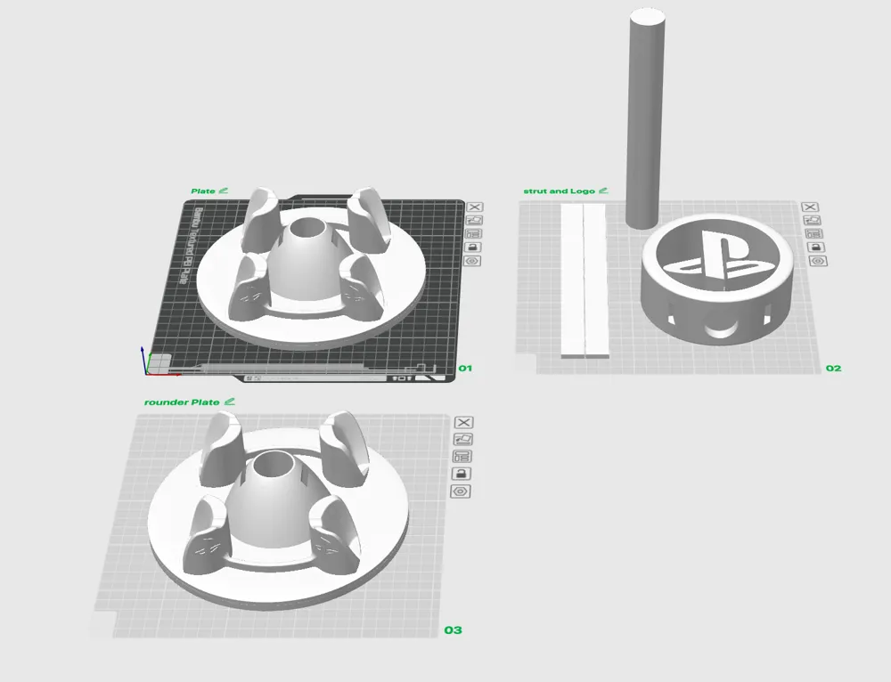 PS5 Controller and Headset holder - Free 3D Print Model - MakerWorld