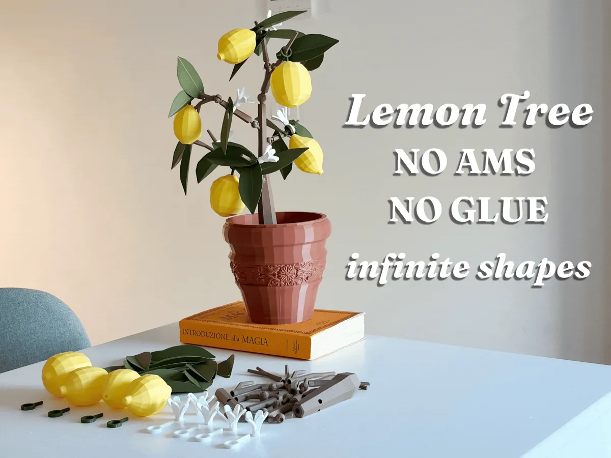 Posable Lemon Tree - The Classic - Free 3D Print Model - MakerWorld