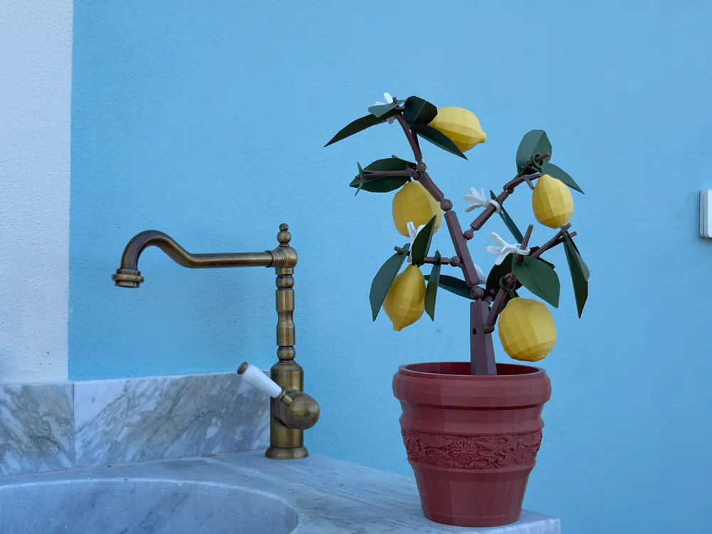 Posable Lemon Tree - The Classic - Free 3D Print Model - MakerWorld
