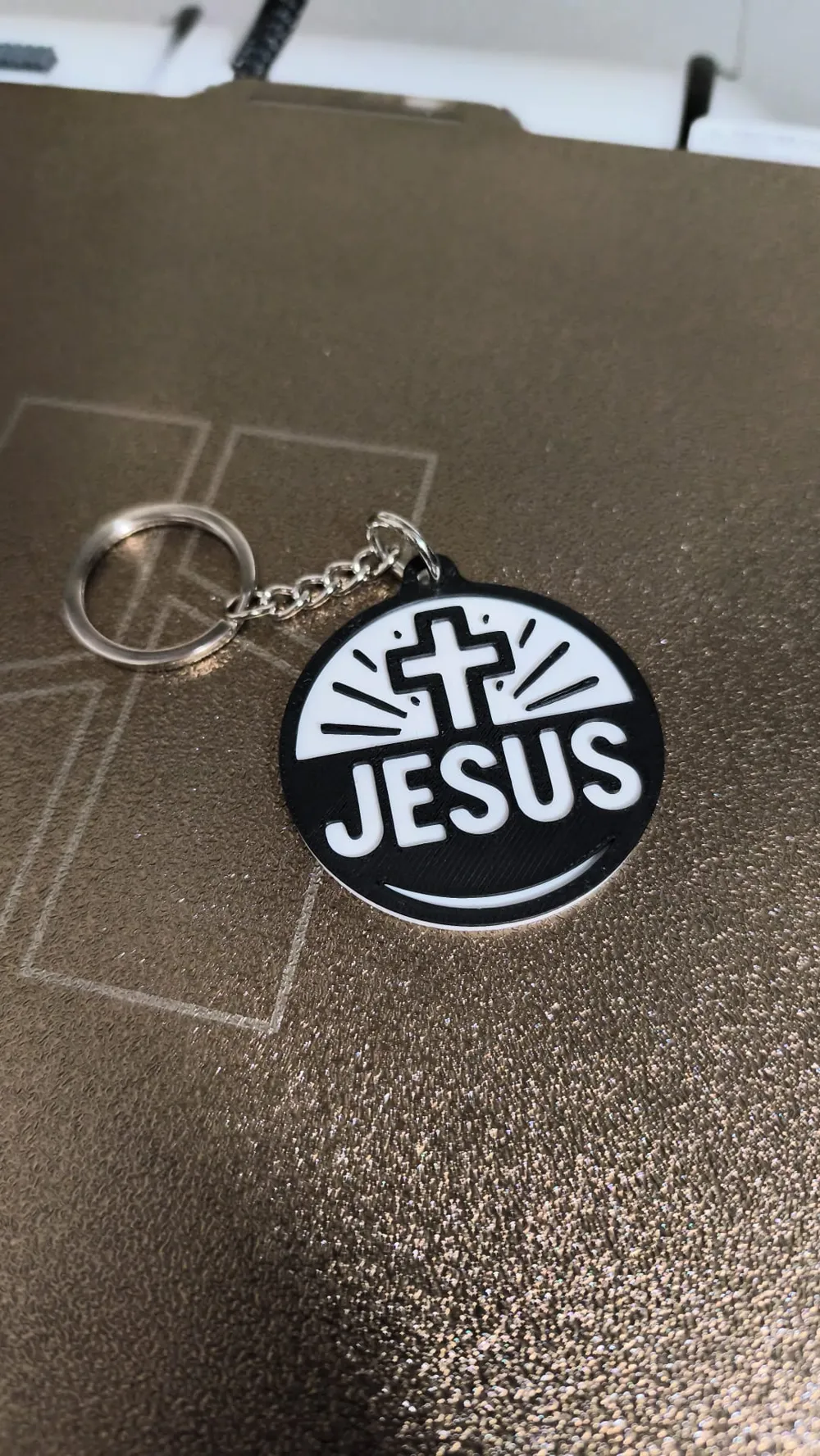Jesus Keychain Christian - Free 3D Print Model - MakerWorld