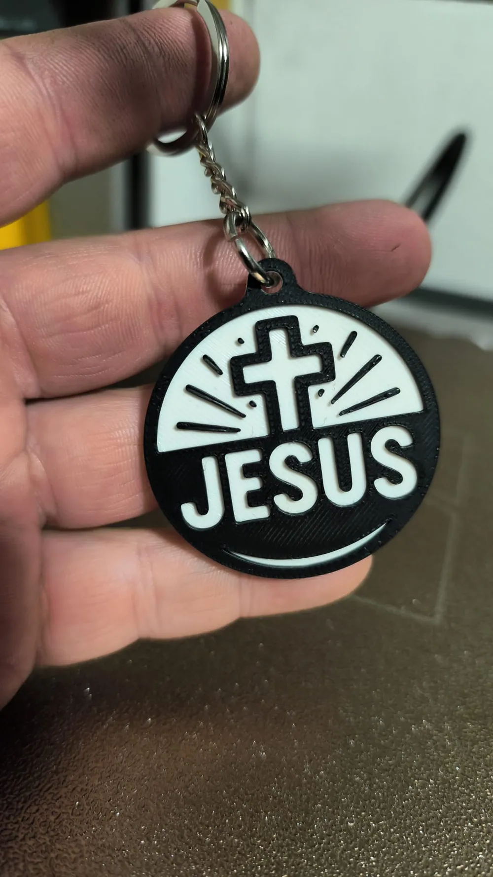 Jesus Keychain Christian - Free 3D Print Model - MakerWorld